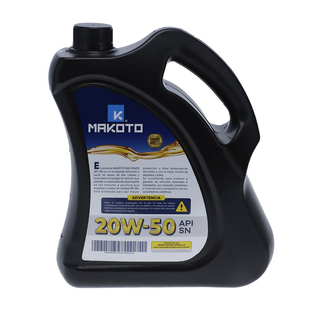 Aceite 20W50 SN Mineral Galon - iasociadas